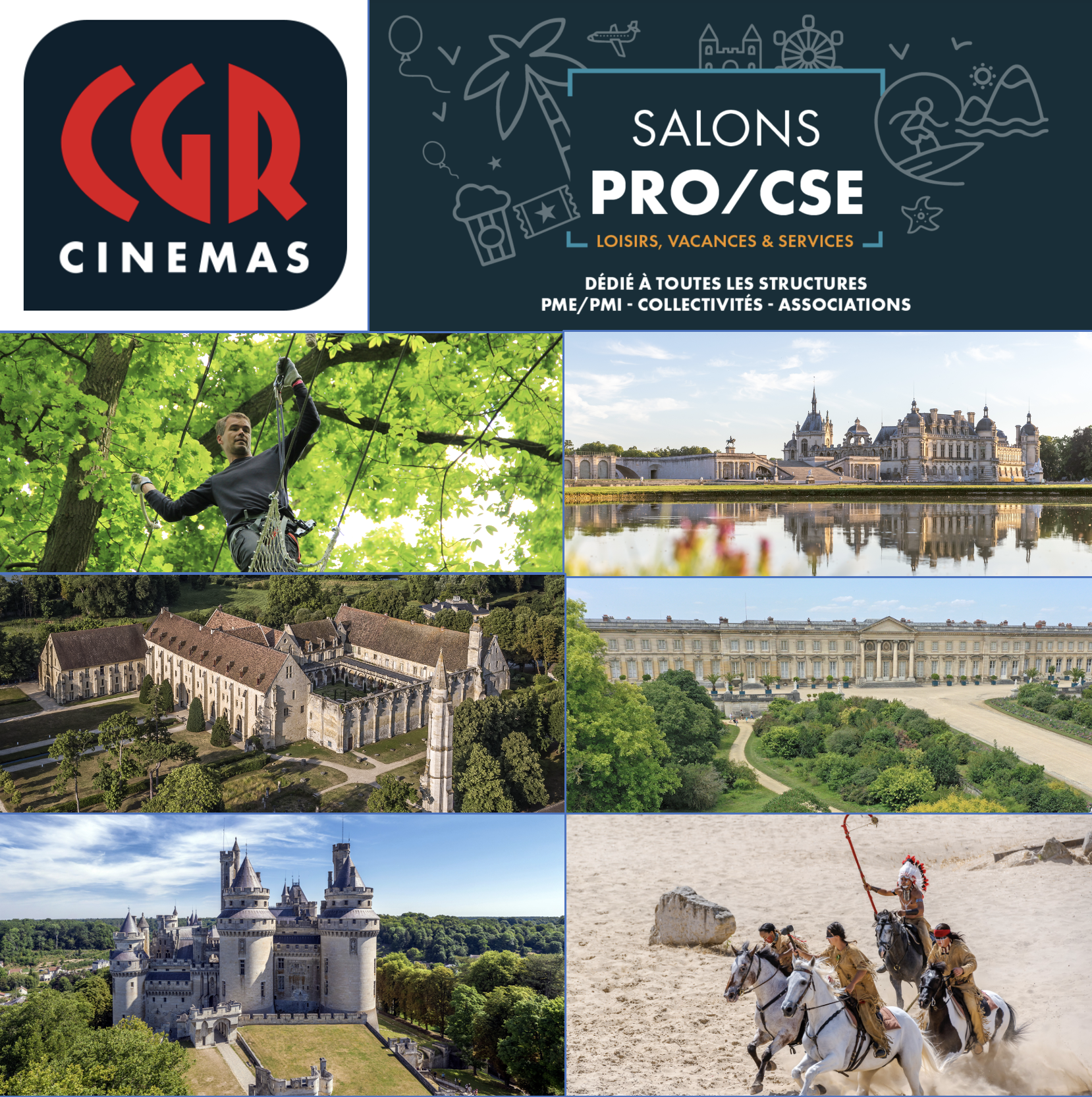 Salons Cinémas CGR PRO/CSE - Les Incontournables de l'Oise et du Val d'Oise